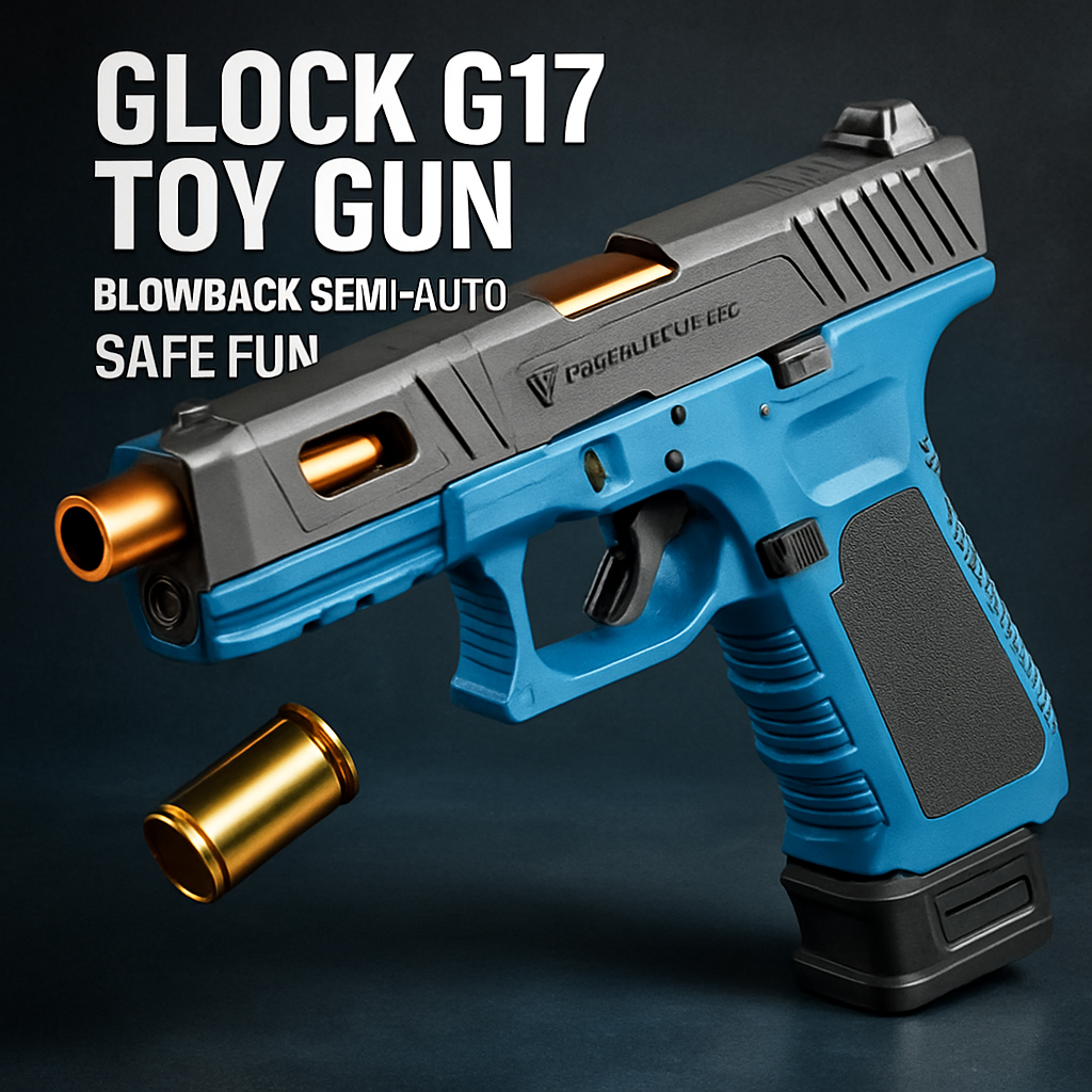 G17 Toy Gun - Blowback Semi-Auto Safe Fun | Glock – rnguk