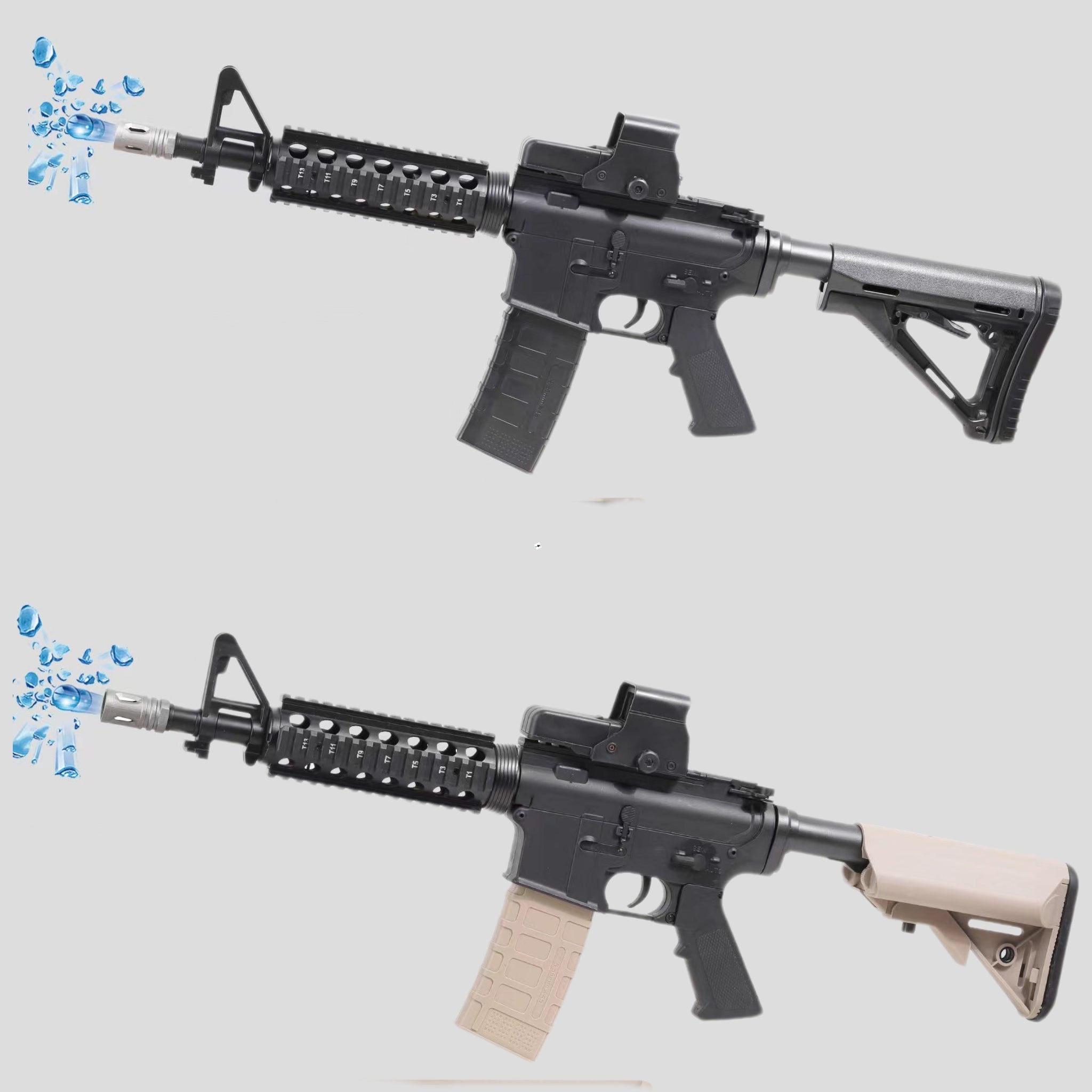 BH M4A1 Automatic Gel Blaster Rifle With Safety Button – rnguk