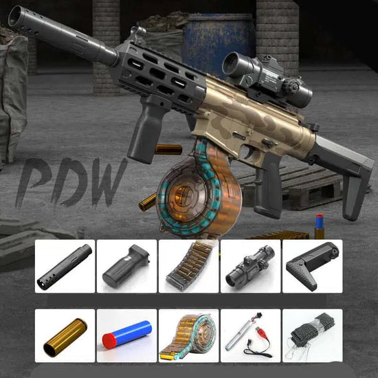 PDW Honey Badger Nerf Rifle With Dual Mag – rnguk