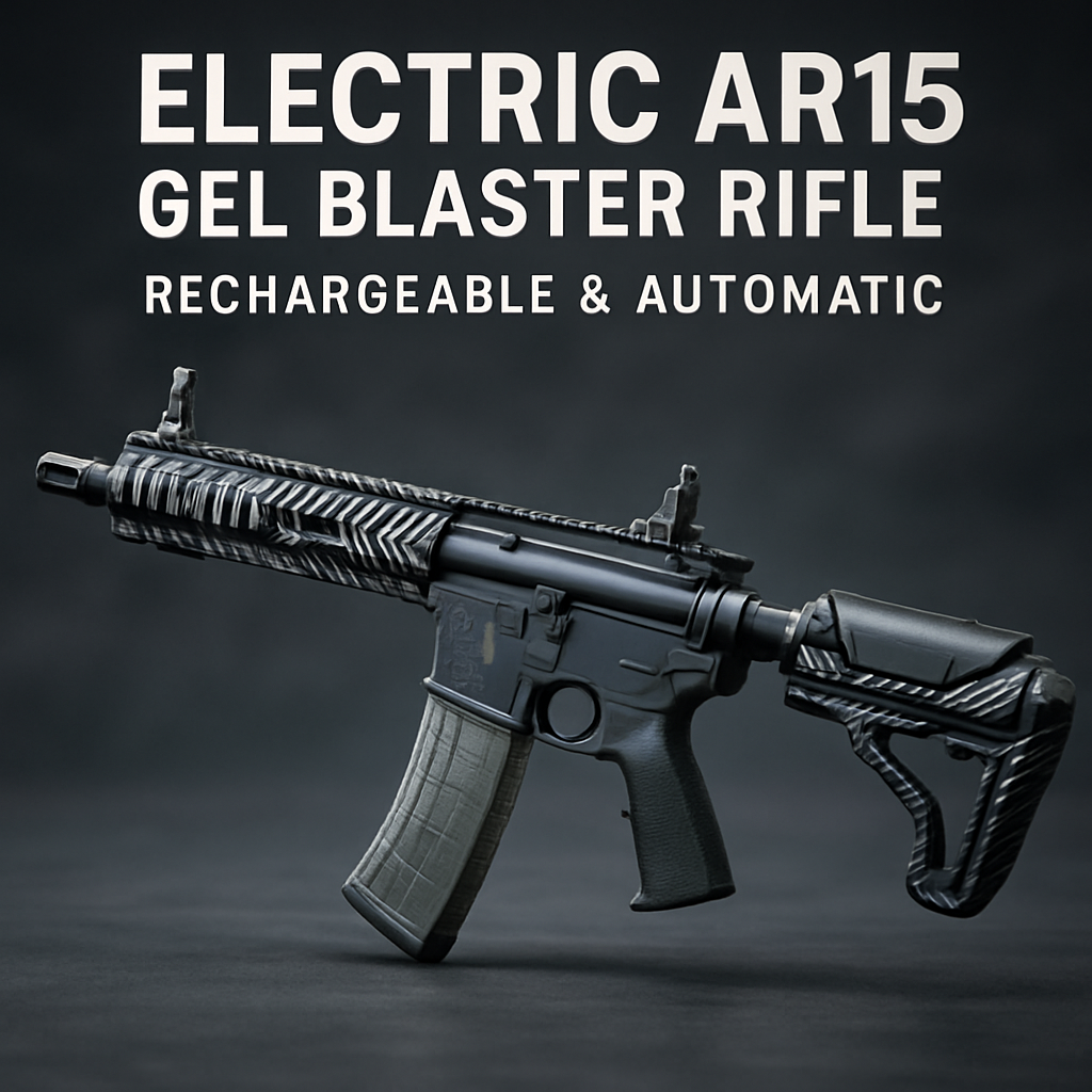 AR 15 Electric Gel Blaster Rifle | Auto Fire Toy Gun UK – rnguk