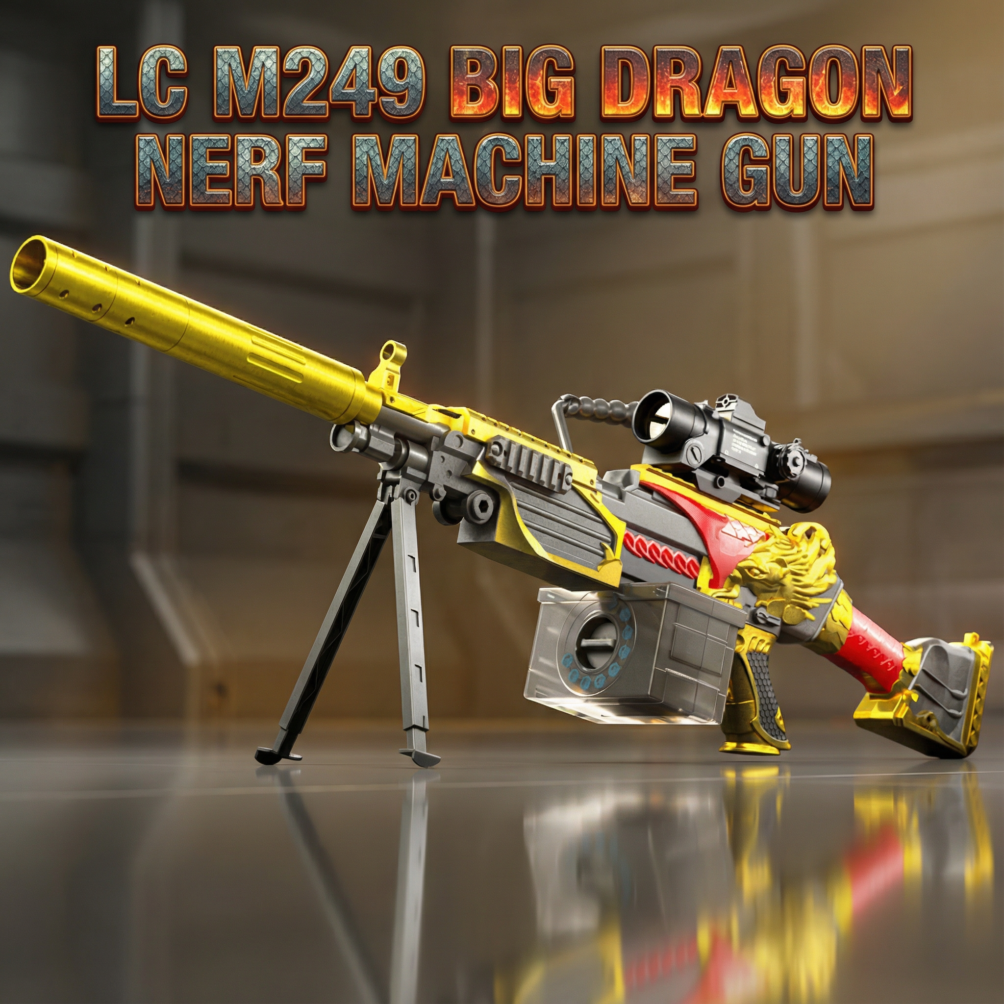 Big Dragon M249 Nerf Machine Gun – rnguk