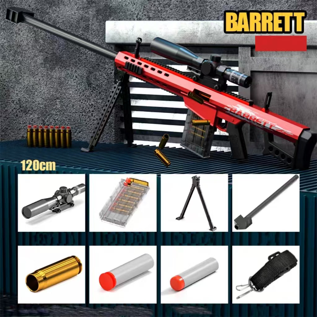 Barrett M107 Guns Nerf Sniper Rifle With Scope – rnguk