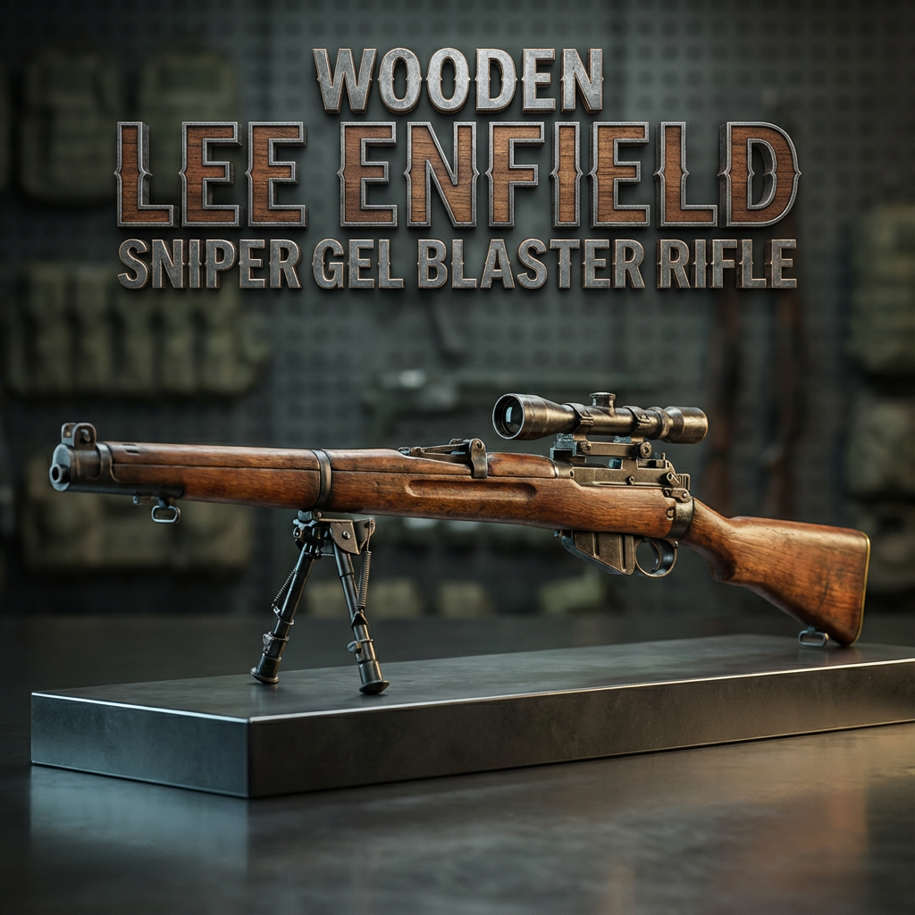 Wooden Lee Enfield Sniper Gel Blaster Rifle – rnguk