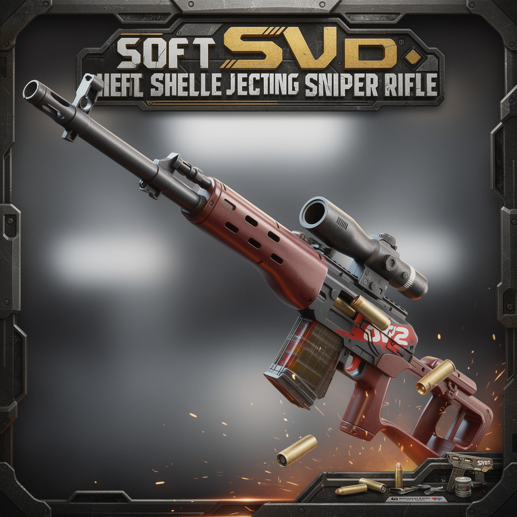 SVD Soft Bullet Shell Ejecting Nerf Sniper rifle – rnguk