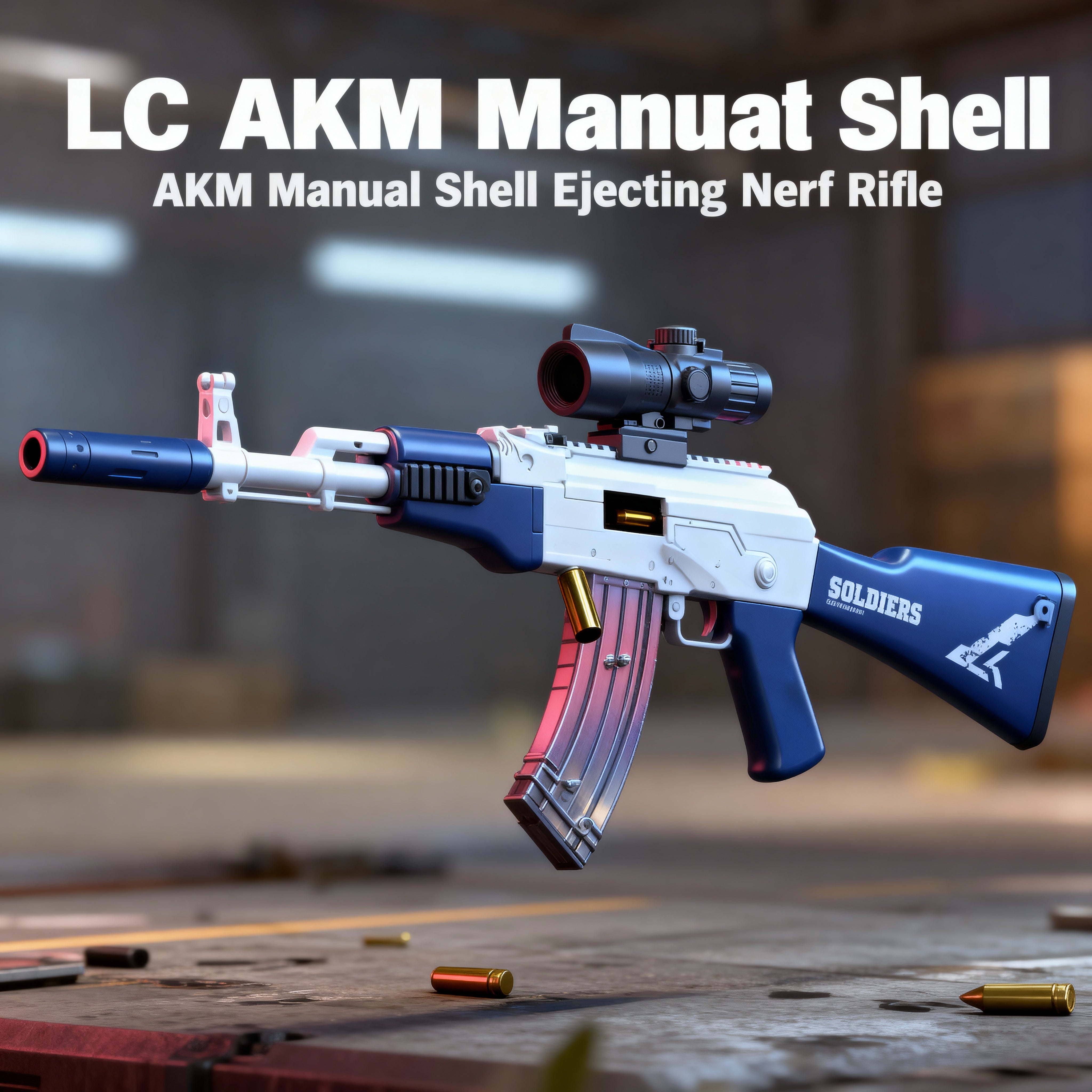 LC AKM Manual Shell Ejecting Nerf Rifle – rnguk