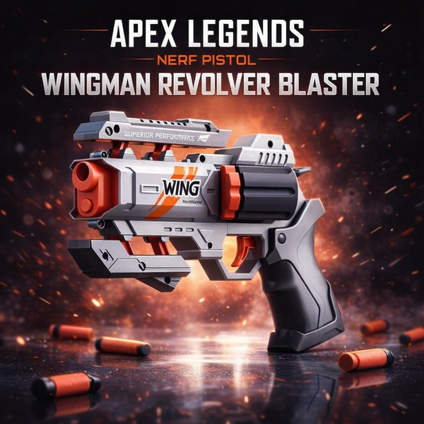 Nerf Revolver Gun Pistol Realistic Blaster – rnguk