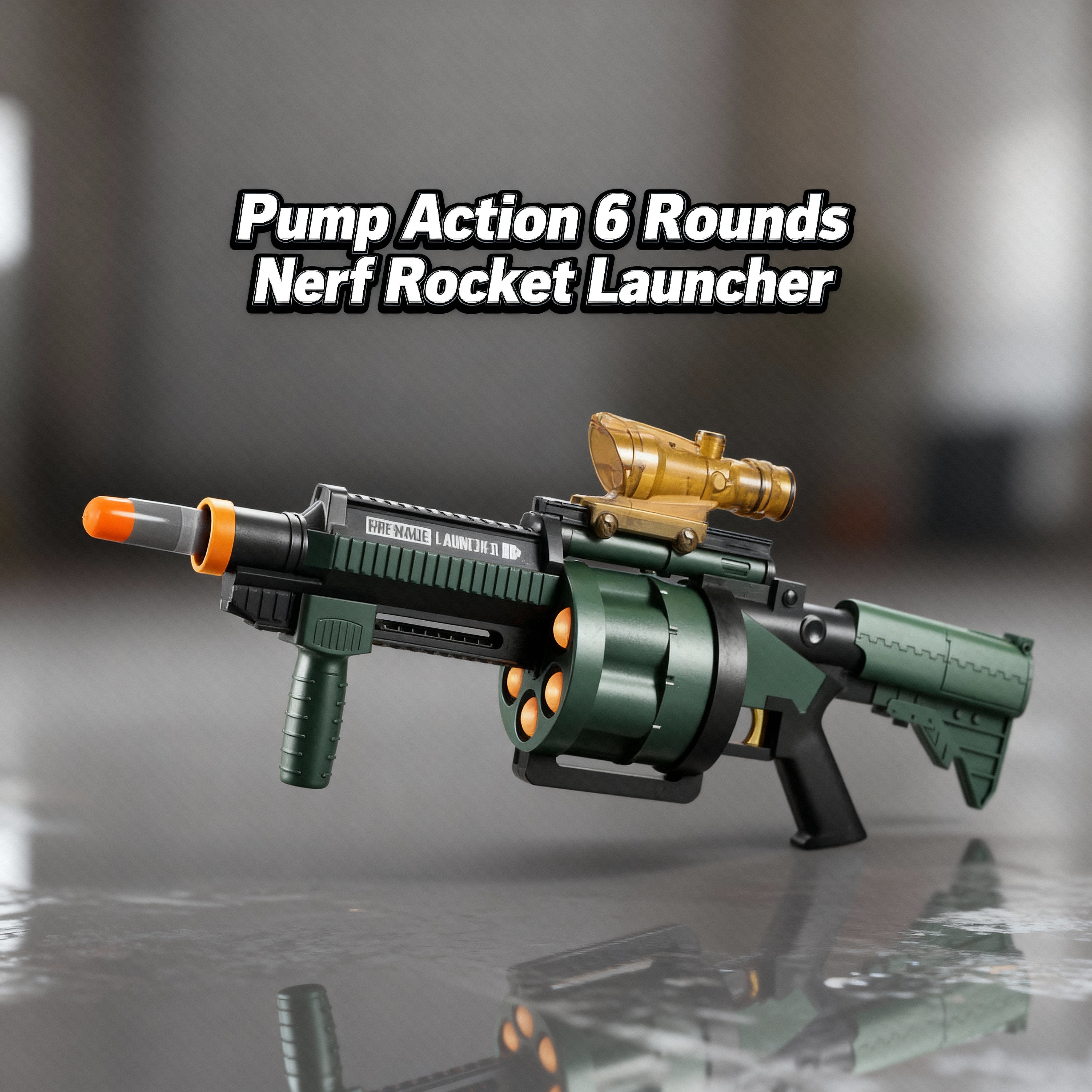Pump Action 6 Rounds Nerf Rocket Launcher – rnguk