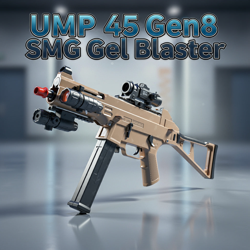 UMP45 Gen8 SMG Gel Blaster 250 FPS | Laser & Red Dot Kit – rnguk
