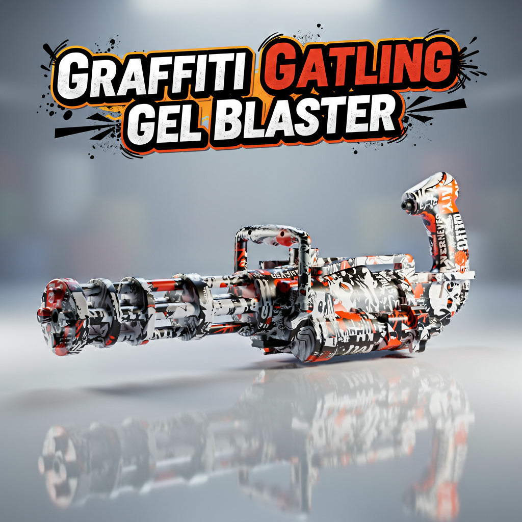 Graffiti Gatling Minigun Bundle - Electric 360° Spin & Tac-Vest Kit – rnguk